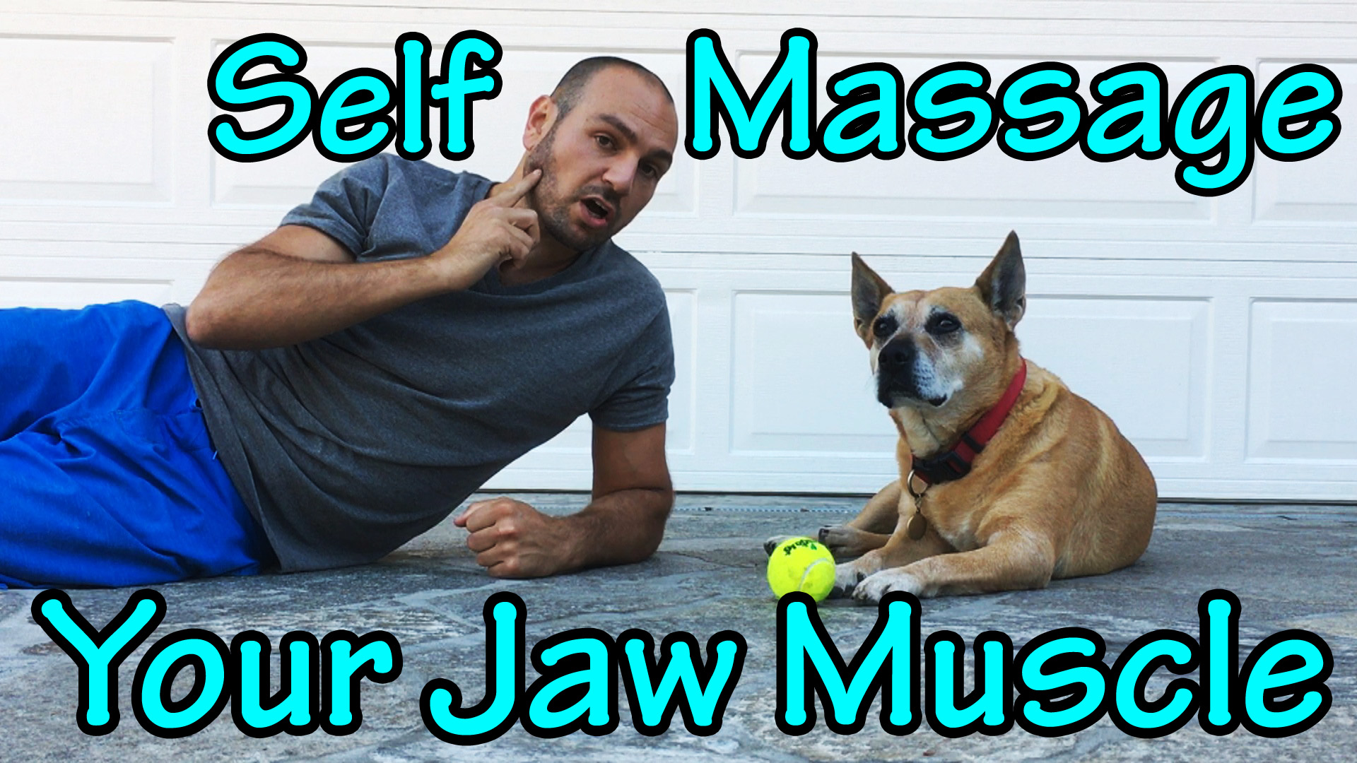 How to Self Massage your Masseter (Jaw) Muscle! Crucial for relieving ...